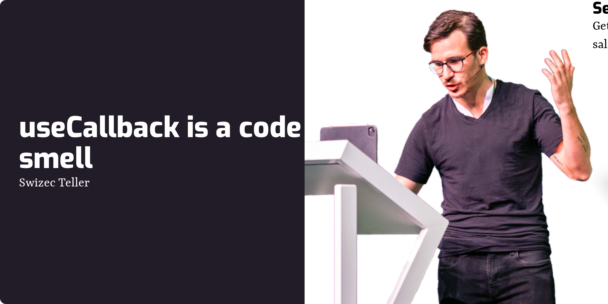 UseCallback Is A Code Smell Swizec Teller